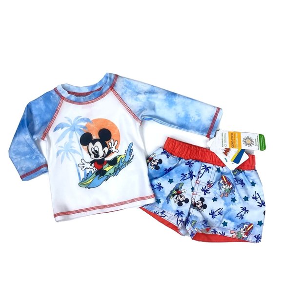 Disney | Swim | New Disney Junior Mickey Mouse Baby Swim Trunks Set 3m ...